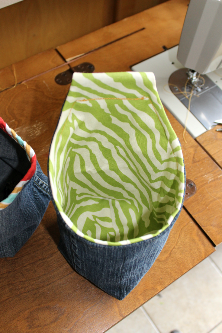 STRETCH DENIM HANGING BAGS - Jensen Creative Works